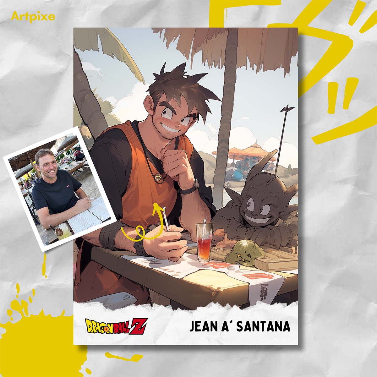 Artpixe Dragon Ball Z Portraits - Transformez-vous en Héros Saiyan